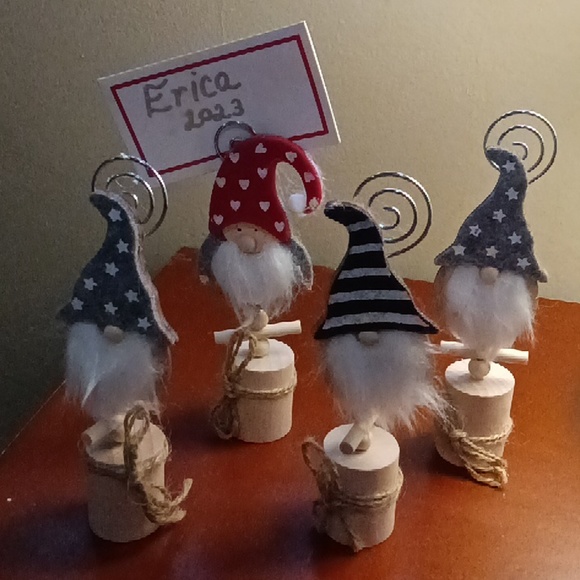 Handmade | Holiday | Gnomes Table Placement Cards4 | Poshmark
